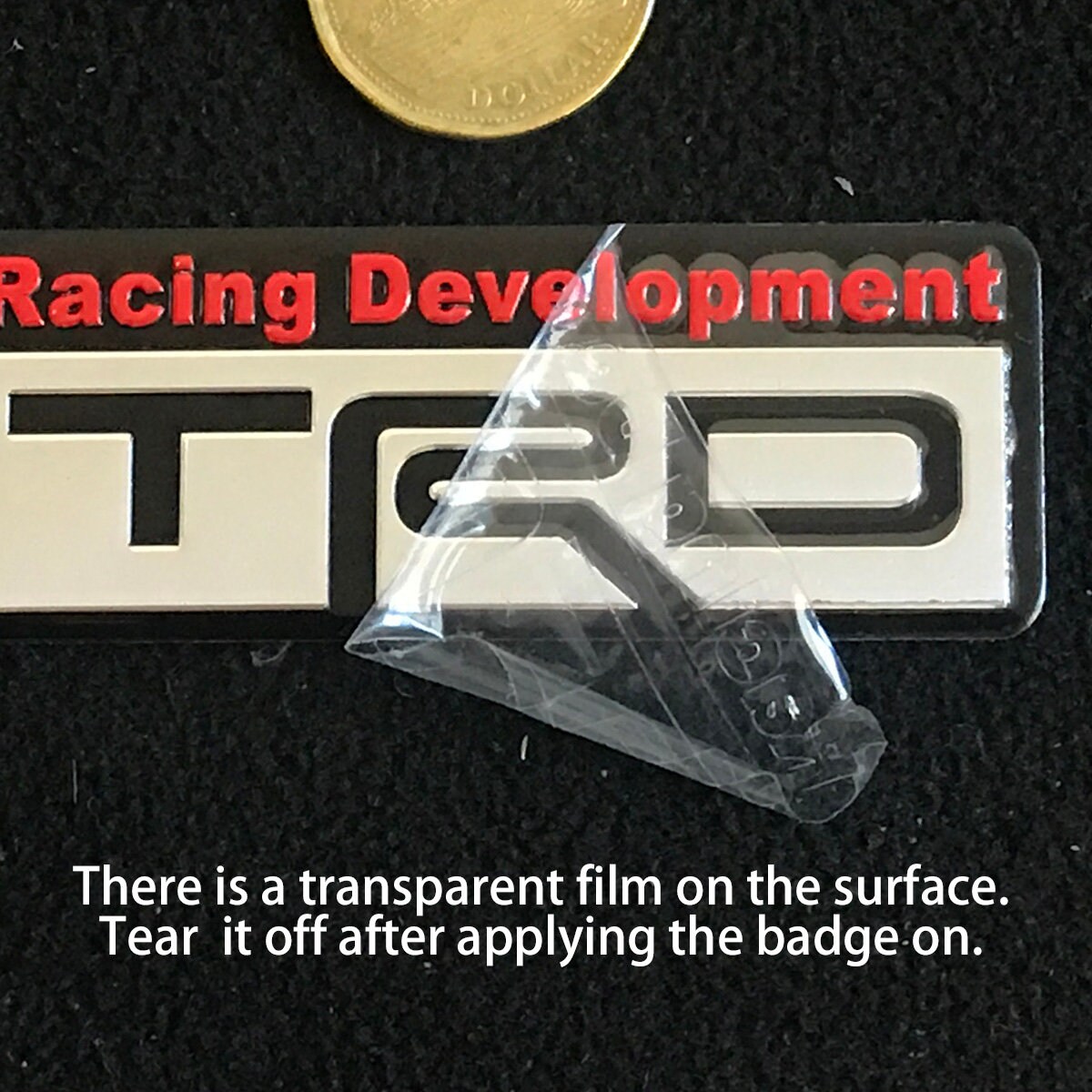 TRD Pro Sports Aluminum Metal Emblem Badge Stickers Decal Toyota ...