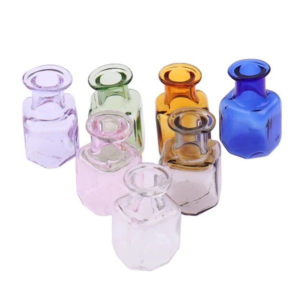 Miniature Glass Vase - Etsy