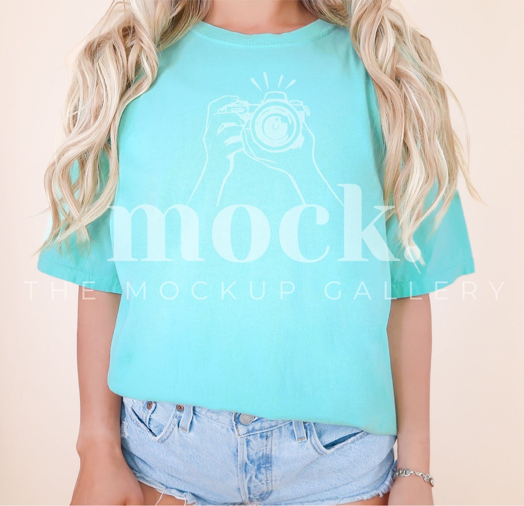 1717 Chalky Mint Mockup, C1717 Comfort Colors Mockup, C1717 Mockup ...