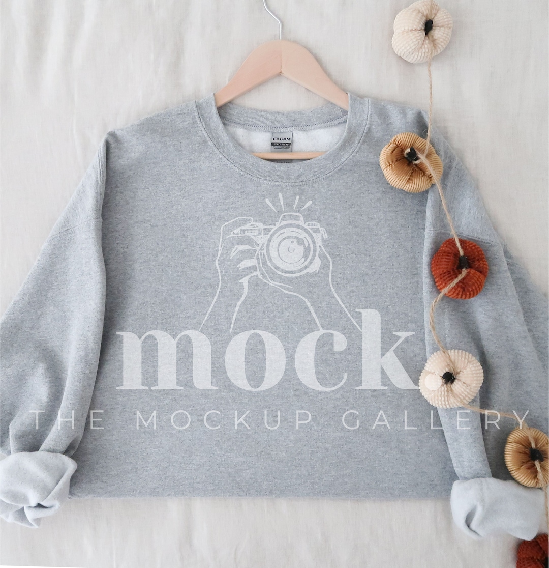 18000 Sport Grey Mock Up, Flat Lay Mockup, Oversized Sweatshirt Mockup ...