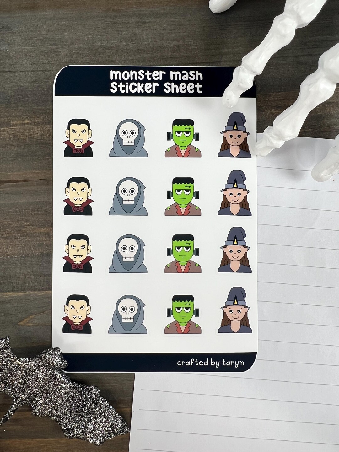 Monster Mash Sticker Sheet - Etsy