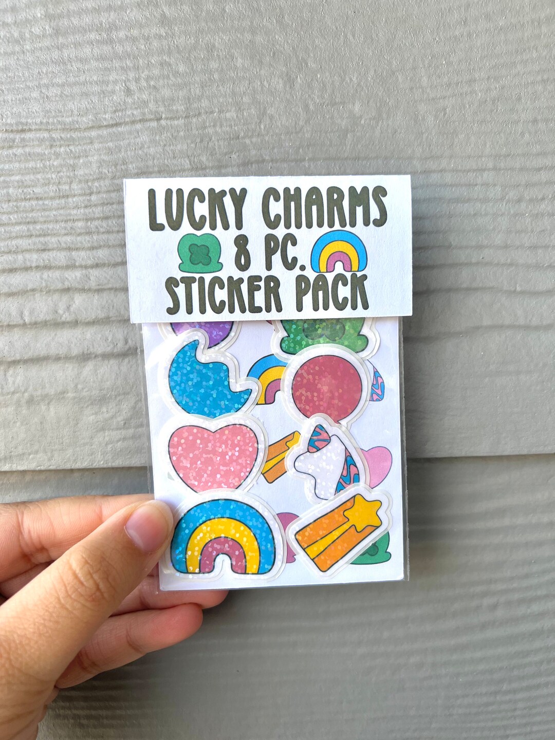 1-inch Mini Lucky Charms Sticker Pack, Water Resistant Stickers, Phone ...