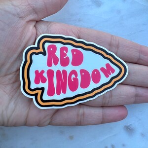 3-inch Kansas City Chiefs Stickers, Easy Peel Stickers, Water Resistant ...