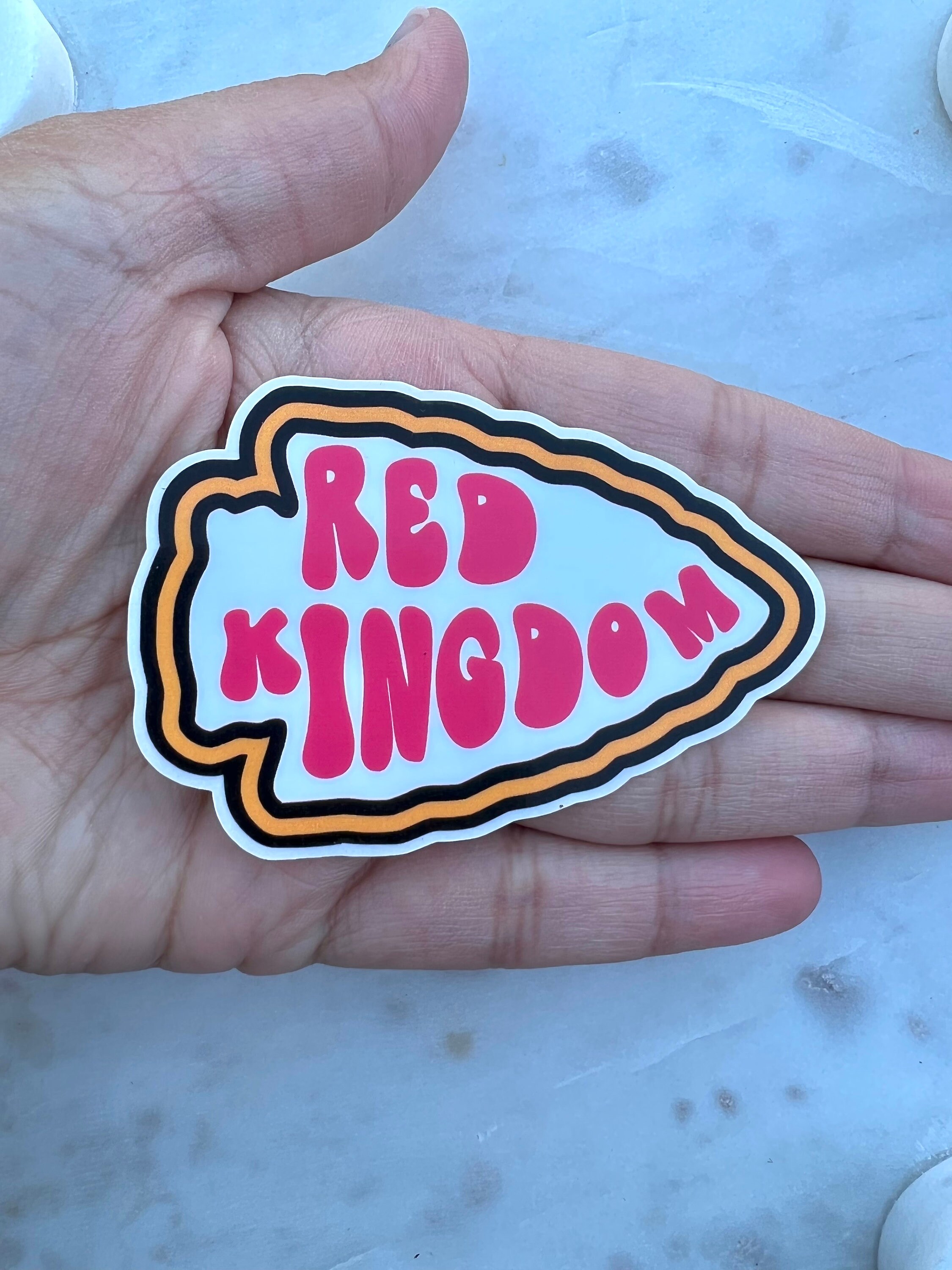 3-inch Kansas City Chiefs Stickers Easy Peel Stickers Water - Etsy