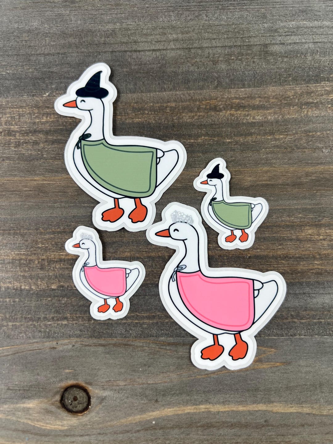 Wicked Goose Sticker Pack, Green & Pink, Funny Goose Stickers, Better ...