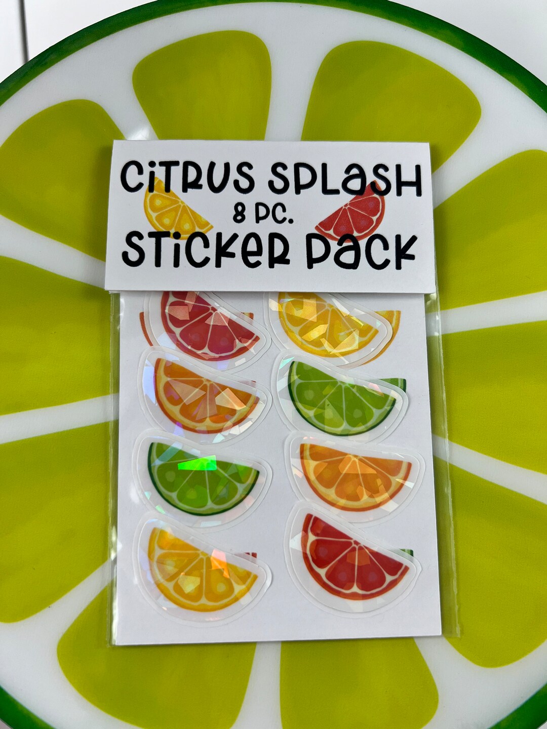 Citrus Splash Sticker Pack - Etsy