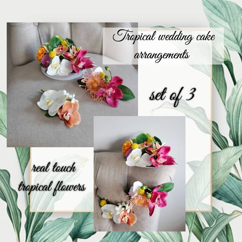 Orchid Cake Topper - Etsy