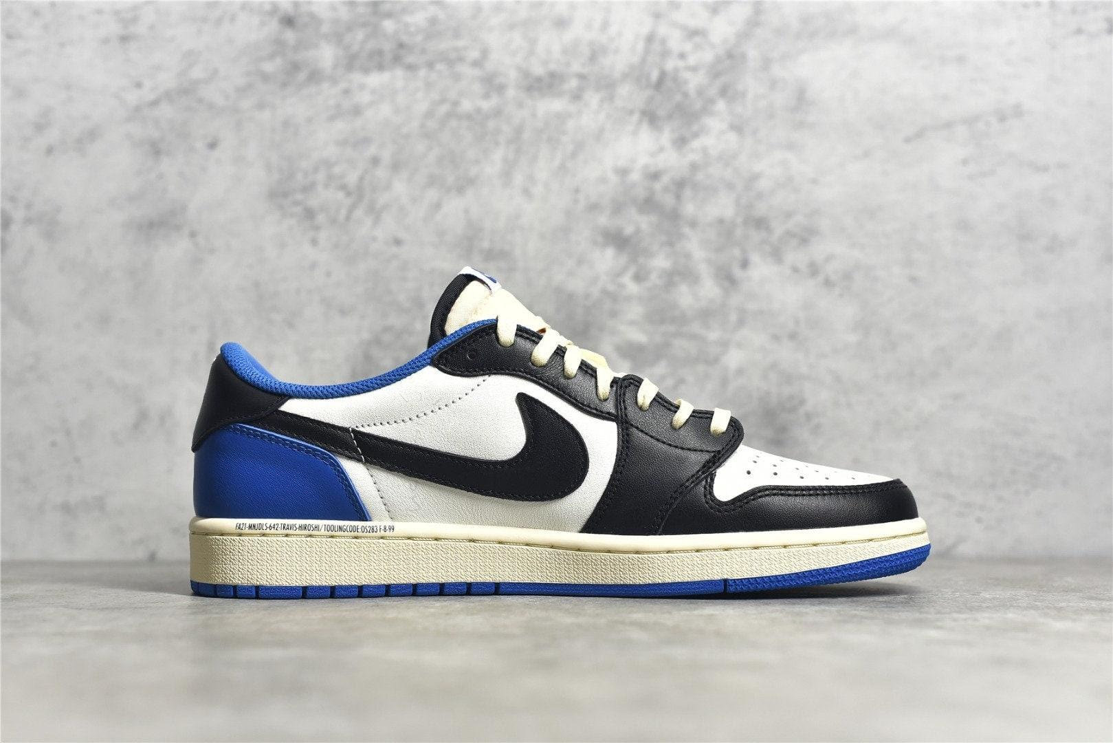 Sneaker Retro 1 Low Frgmnt Travis Blue White Scott Shoes - Etsy