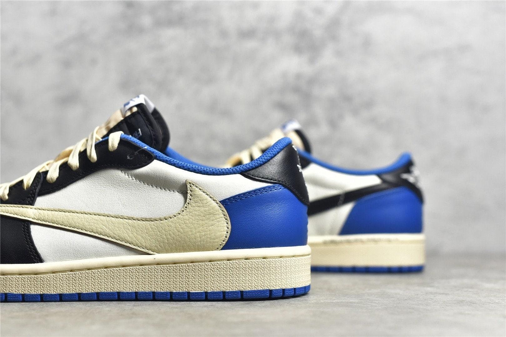 Sneaker Retro 1 Low Frgmnt Travis Blue White Scott Shoes - Etsy