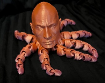 Articulated Rocktopus the Rock Octopus 3D Print - Etsy
