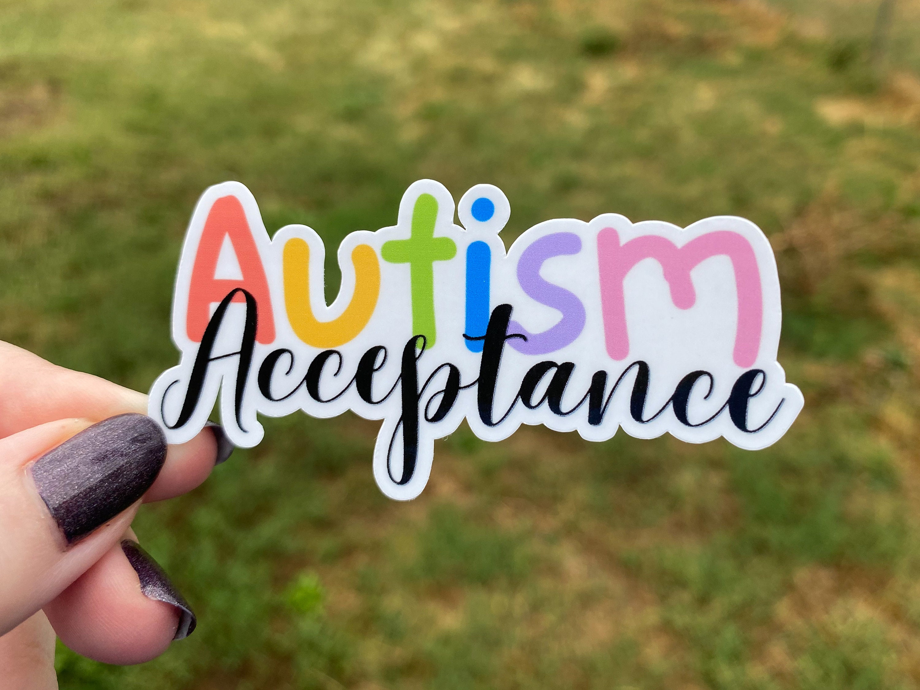 Autism Acceptance Sticker for Autistic Audhd SLP Special - Etsy