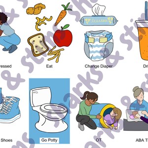 Visual Communication Cards for Kids - AAC - Great for Autism, Speech ...