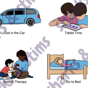 Visual Communication Cards for Kids - AAC - Great for Autism, Speech ...