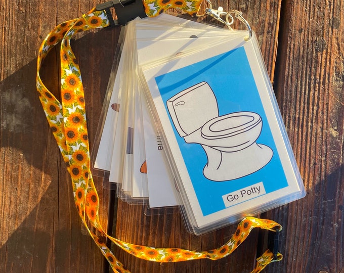 Visual Communication Cards for Kids - AAC - Great for Autism, Speech ...