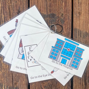 Medical Pack Visual Communication Cards for Kids AAC for Autism, Speech ...