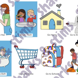 Visual Communication Cards for Kids - AAC - Great for Autism, Speech ...