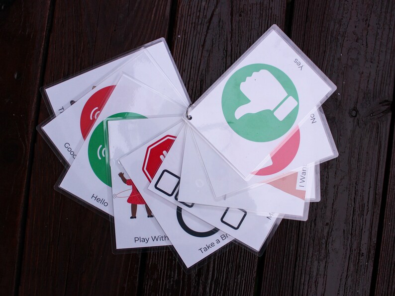 Conversation Pack Visual Communication Cards for Kids AAC - Etsy