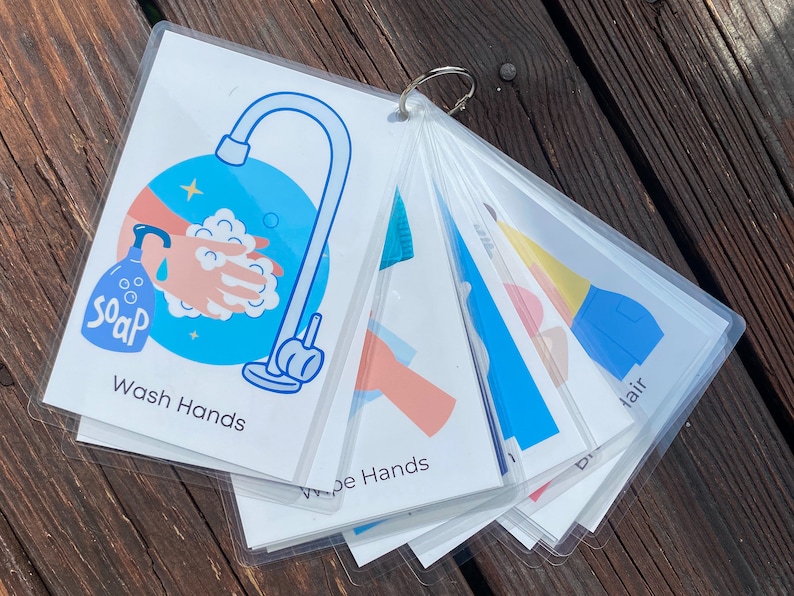Hygiene Pack Visual Communication Cards for Kids AAC for - Etsy