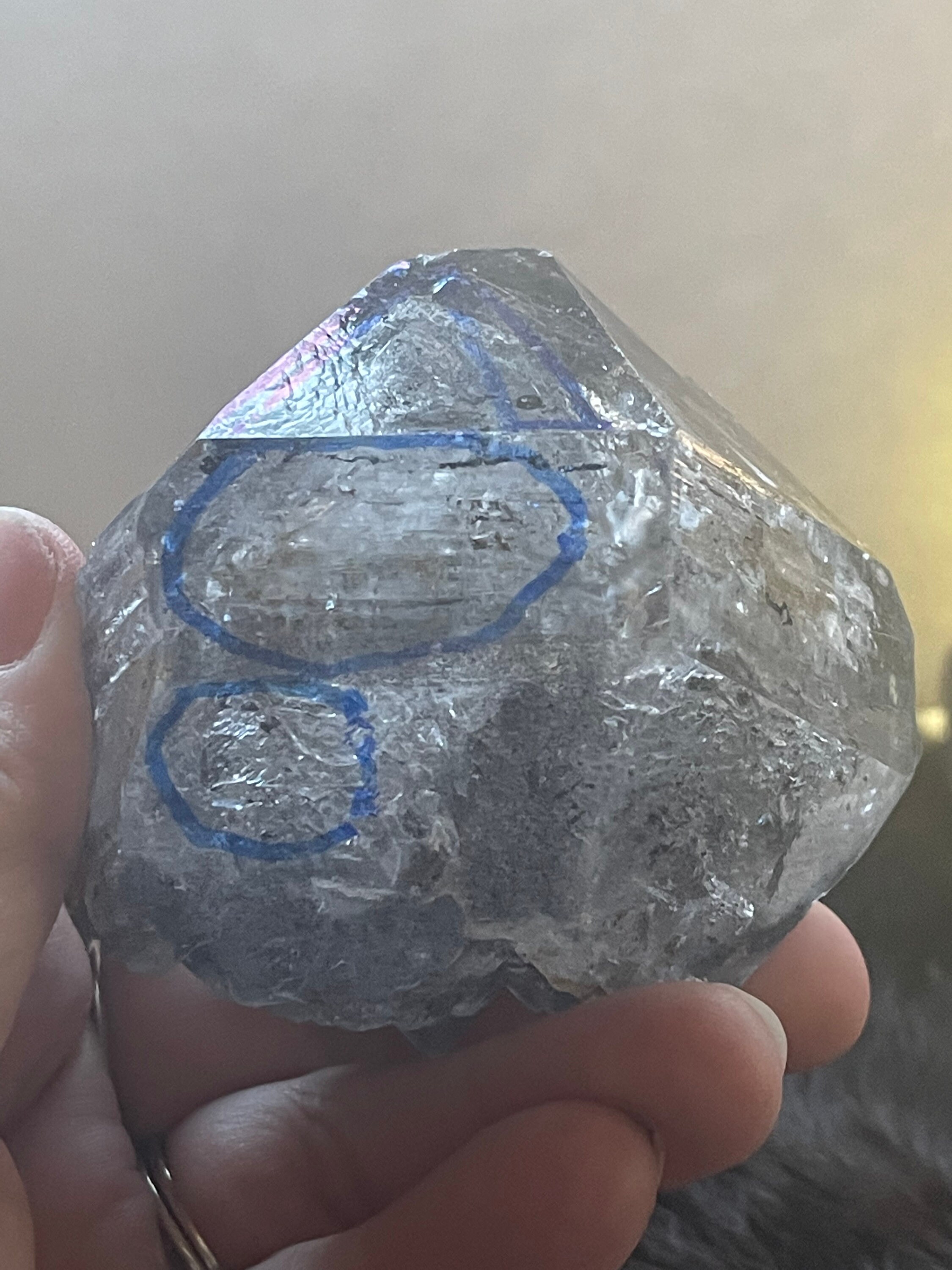 Gorgeous Himalayan Quartz With 3 Phase Inclusion - Etsy
