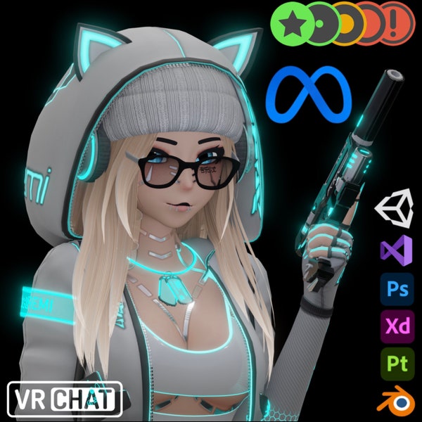 Vrchat Femboy Avatar - Etsy