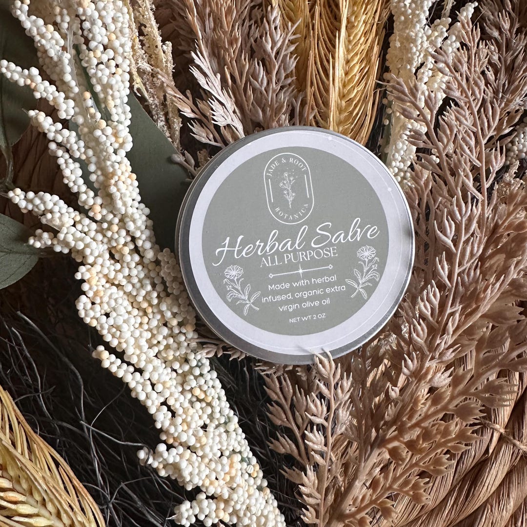 All Purpose Herbal Infused Salve - Etsy