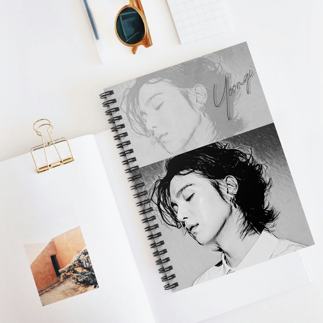 BTS Suga Notebook Min Yoongi BTS Notebook BTS Journal Kpop Journal - Etsy