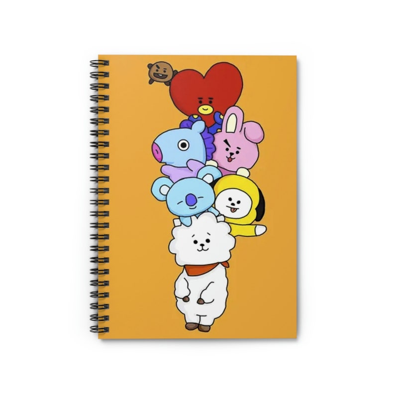 BT21 Notebook BTS Notebook BTS Stationery Koya Rj Shooky Mang Chimmy ...