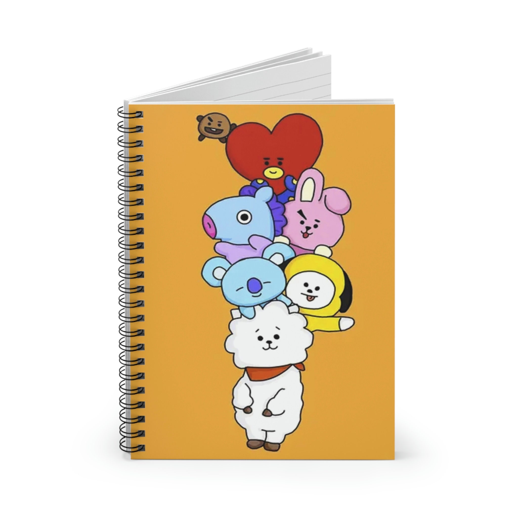 BT21 Notebook BTS Notebook BTS Stationery Koya Rj Shooky Mang Chimmy ...
