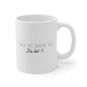 BTS Mug Jin BTS BTS Cup Kim Seokjin Kpop Mug - Etsy