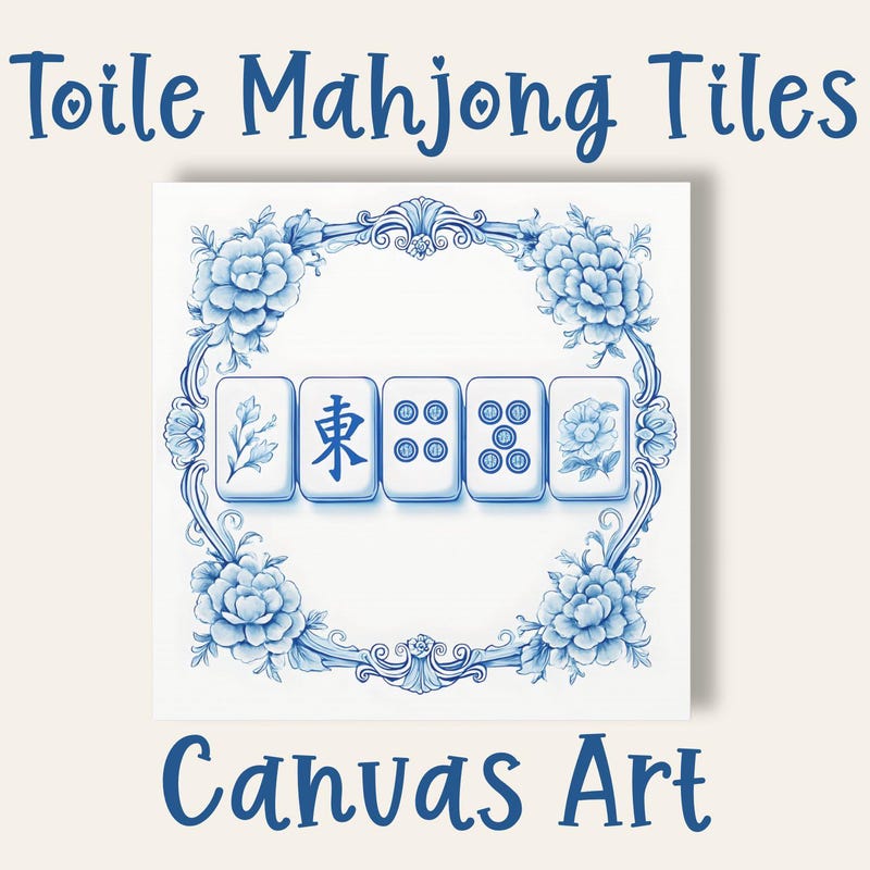 Mahjong Artwork - Etsy