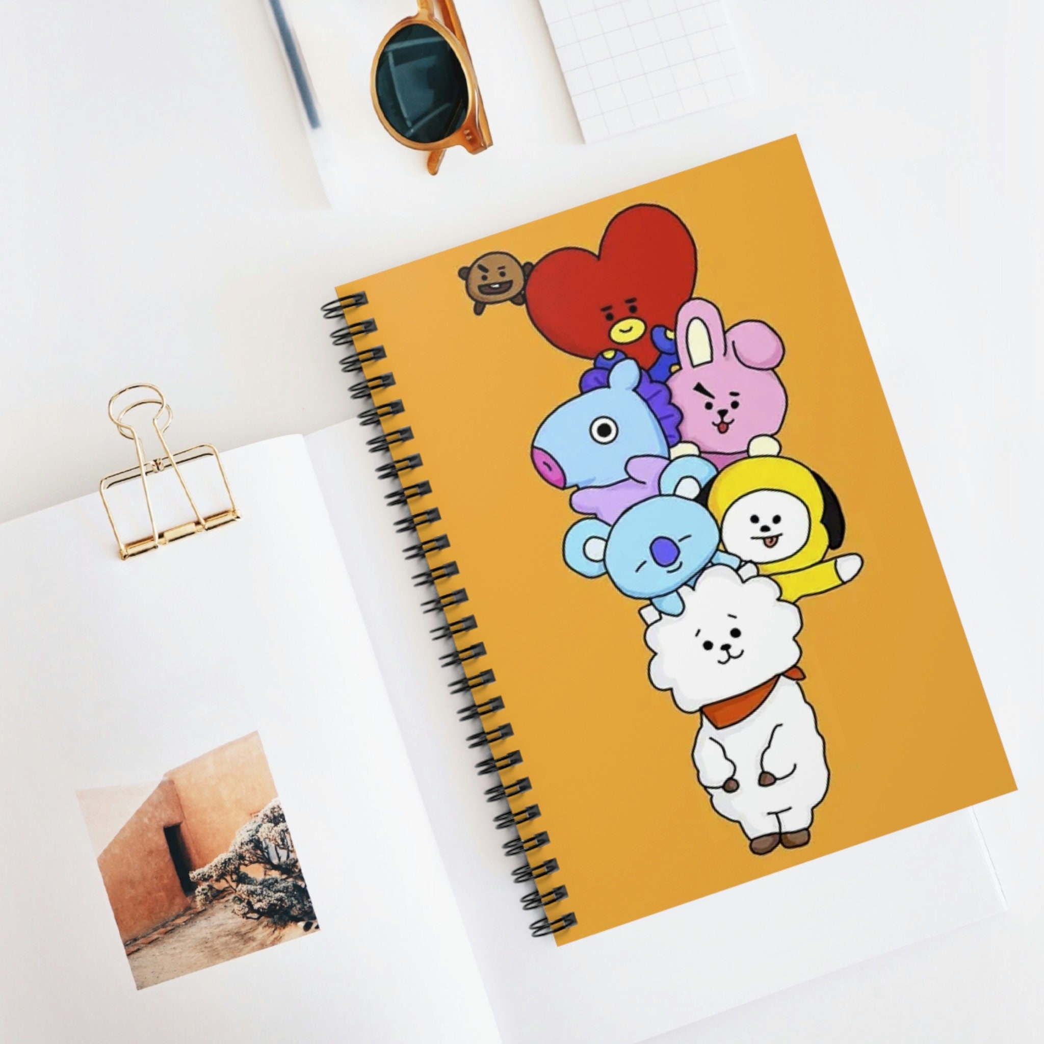 BT21 Notebook BTS Notebook BTS Stationery Koya Rj Shooky Mang Chimmy ...