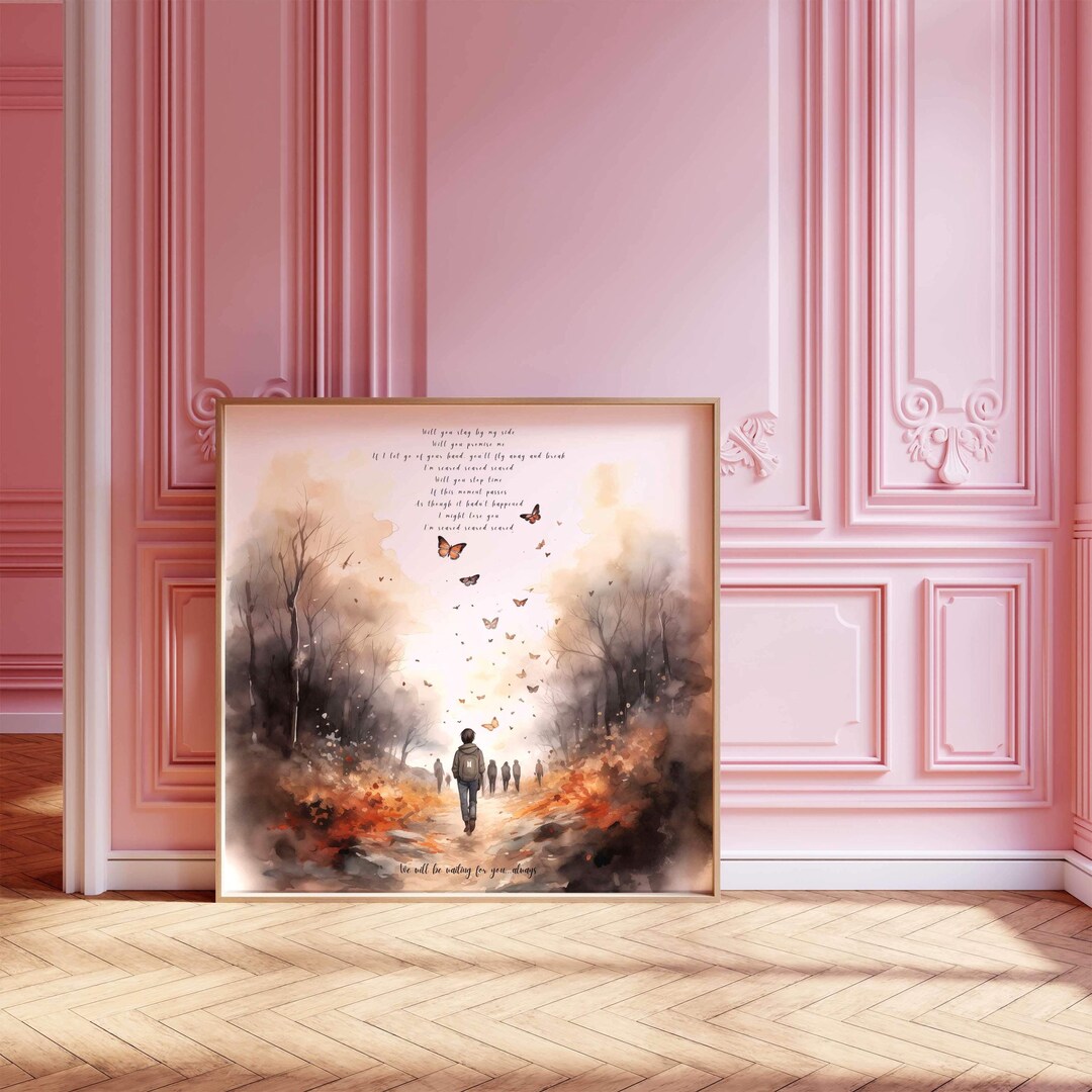 BTS Butterfly Poster, BTS Print, Bts Merch, Kpop, Wall Art, Dorm Decor ...