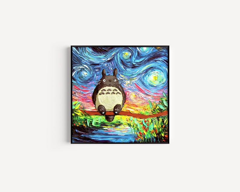 Japanese Art, Anime Poster, Animal Print, Anime Wall Decor, Ghibli Fan ...