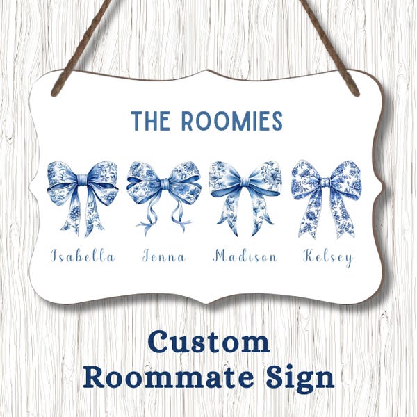Roommate Sign - Etsy
