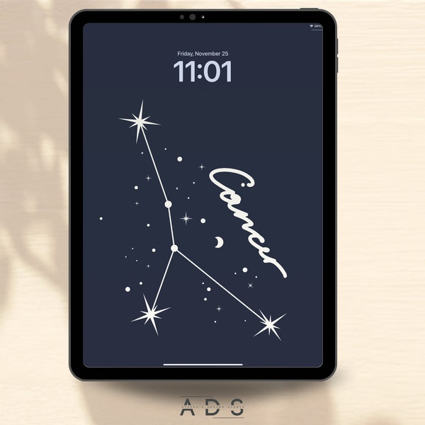 Cancer Zodiac Wallpaper - Etsy