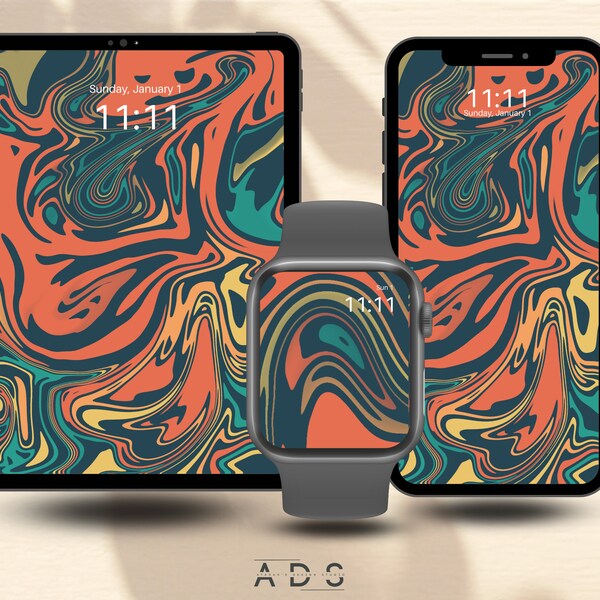 Swirl Wallpaper for Backgrounds - Etsy