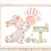 PRINTABLE Easter Handprint Art Craft for Kids, Wreath Keepsake Art ...