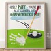 PRINTABLE Happy Fathers Day Golf Handprint Art Craft, Gift From Kids ...