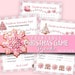 PRINTABLE Pink Christmas Party Games Bundle for Kids, Word Scramble ...