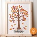 PRINTABLE Fall Leaves Handprint Art, Thanksgiving Thumbprint Craft ...