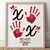 PRINTABLE Valentines Day Handprint Art Craft for Kids, Keepsake Art ...