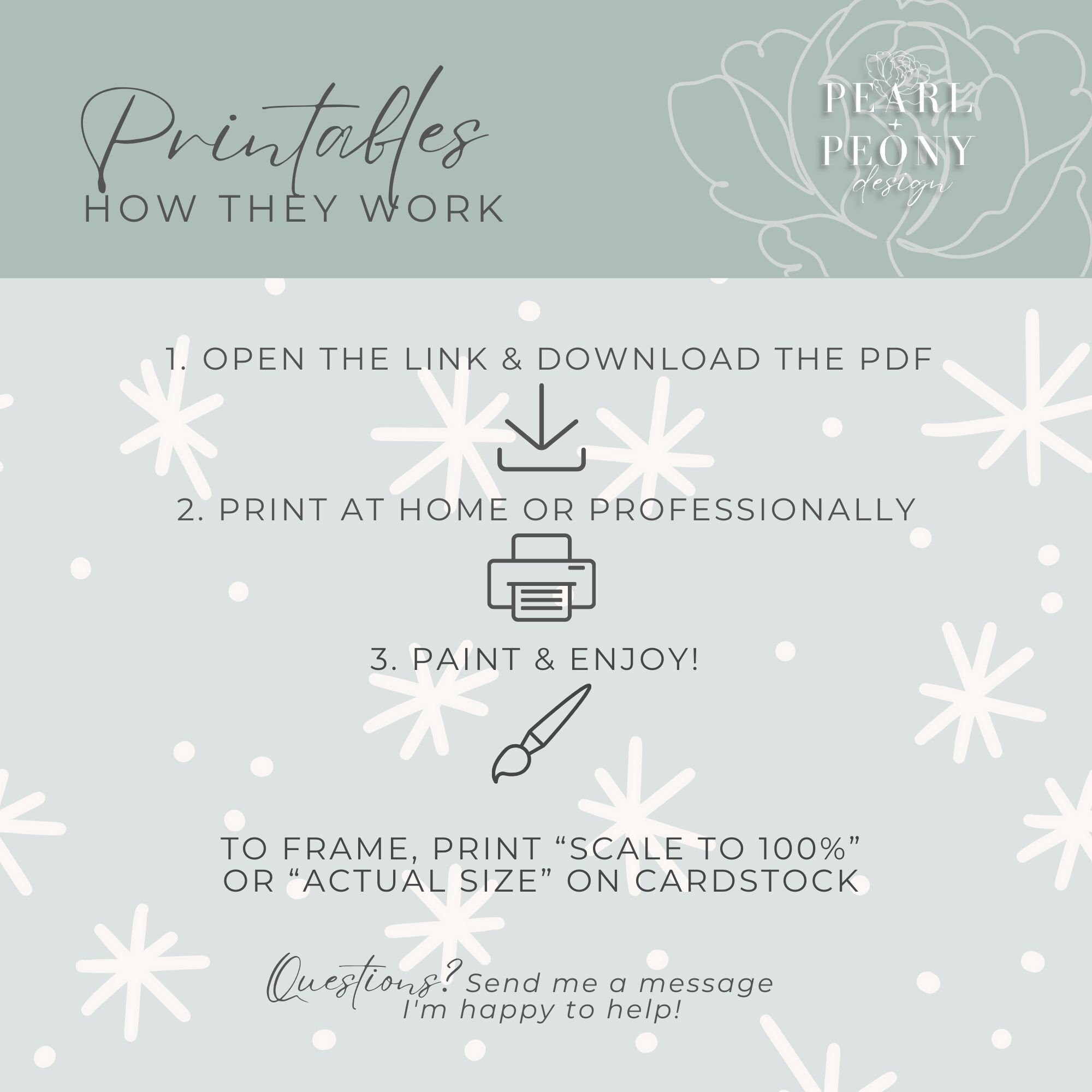 PRINTABLE Joy Handprint Christmas Art, Kids Keepsake Art, Preschool ...