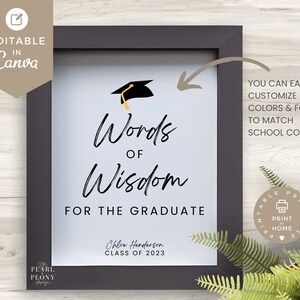 Graduation Party Signs Template Bundle Printable Graduation - Etsy