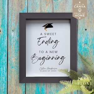 Graduation Dessert Table Sign | Printable Graduation Treat Table Sign ...