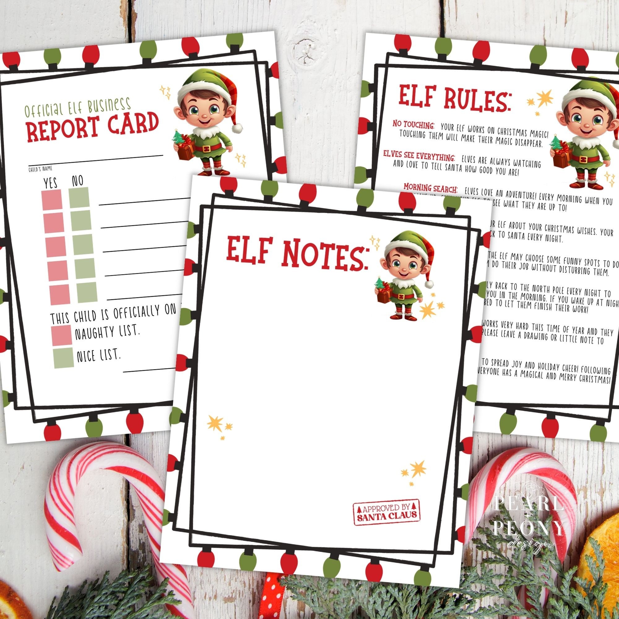 PRINTABLE Christmas Elf Letter Bundle, Elf Welcome, Elf Goodbye, Elf ...