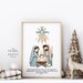 PRINTABLE Christian Christmas Handprint Art Craft, Nativity Bible Verse ...