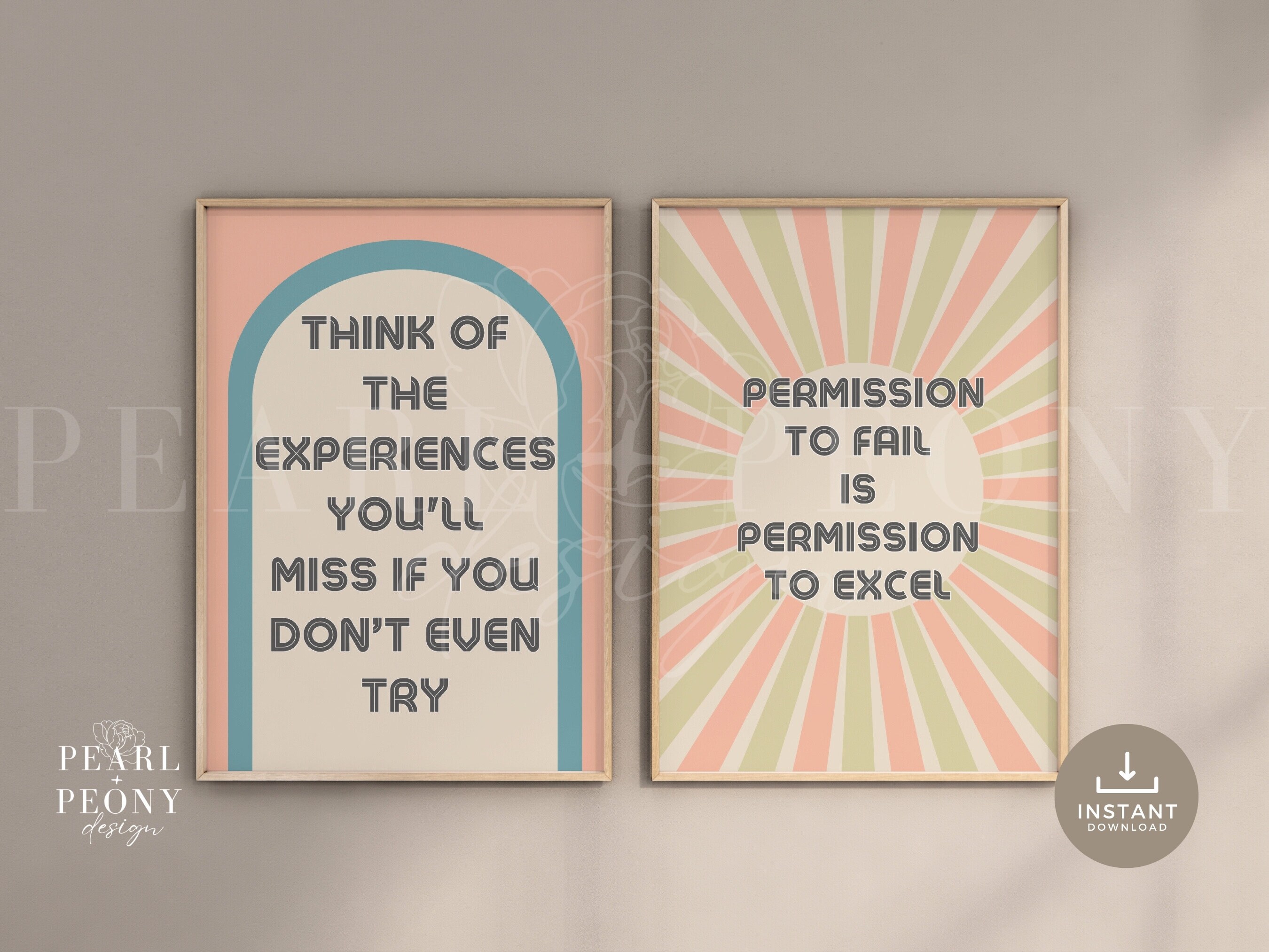 PRINTABLE Growth Mindset Poster Bundle Boho Classroom Decor - Etsy