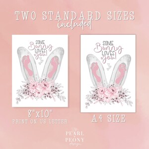 PRINTABLE Easter Handprint Art Craft for Kids, Bunny Footprint Keepsake ...