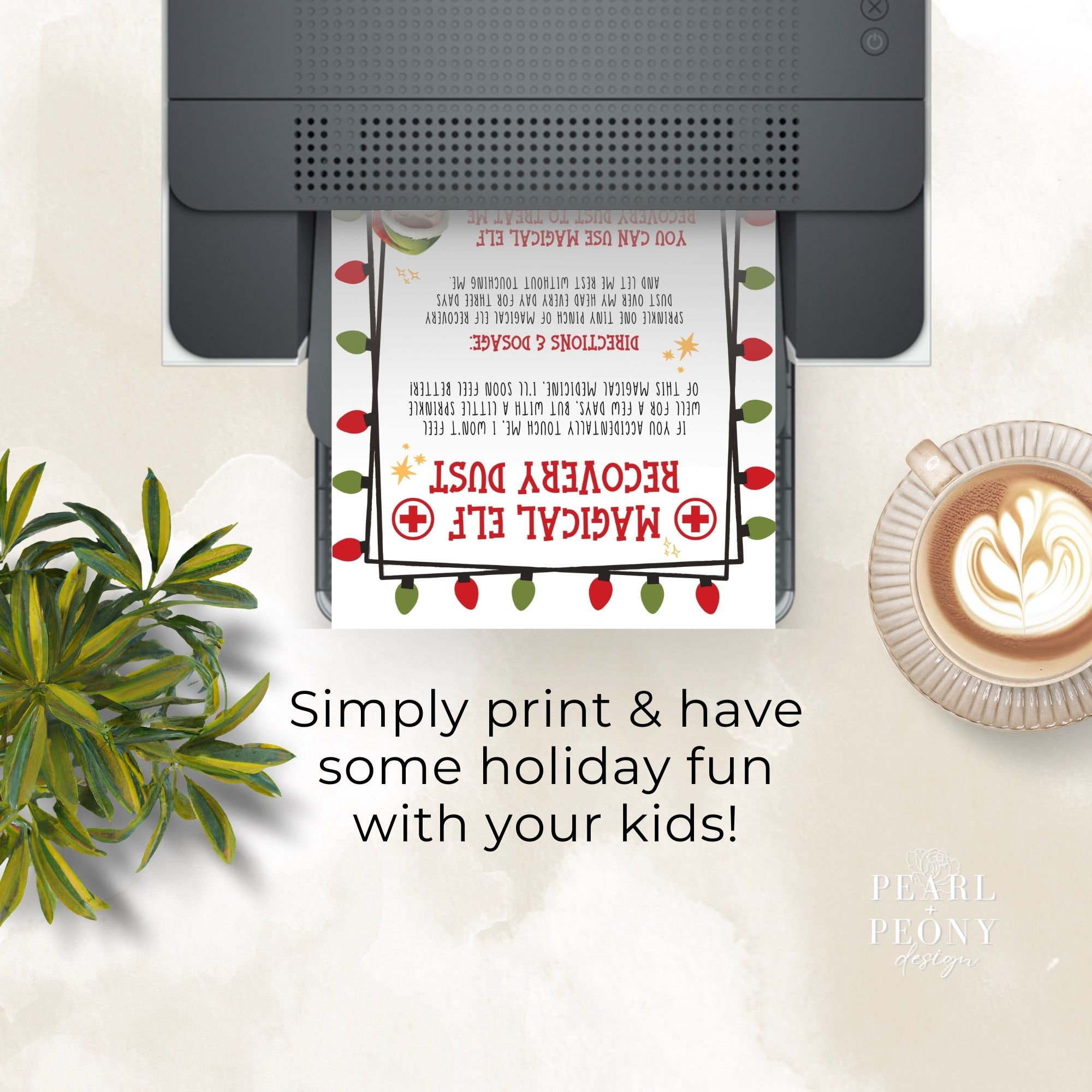 PRINTABLE Christmas Elf Recovery Letter, Magic Elf Recovery Dust, Sick ...