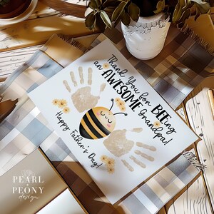 PRINTABLE Fathers Day Handprint Art Craft for Kids, Keepsake Art ...